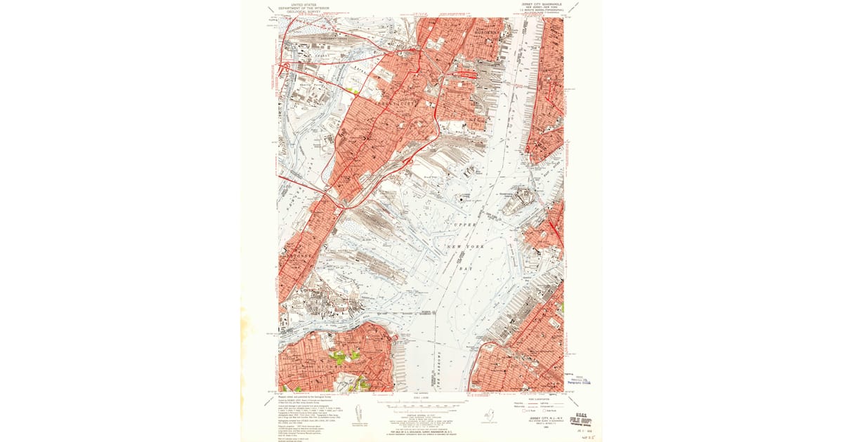 1950s Maps of Red Hook, New York | Pastmaps