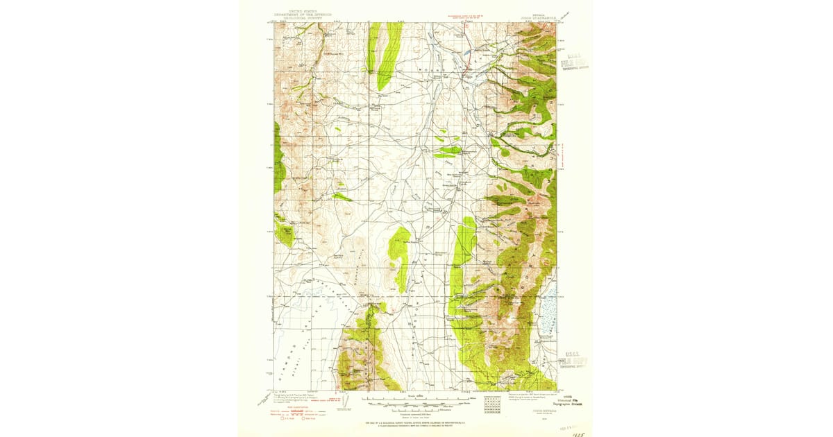 Old Maps of Jiggs, NV | Pastmaps