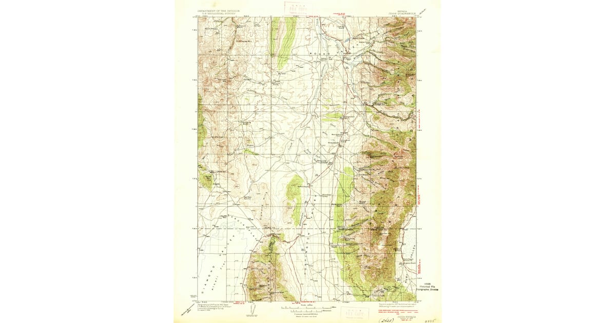 1937 Map of Jiggs, Elko County, NV — High-Res | Pastmaps