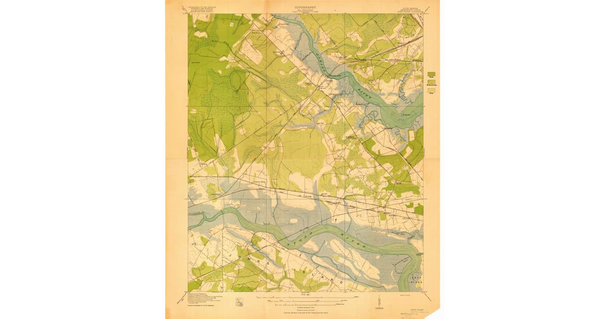 Old Maps of Wando Gardens, North Charleston for Metal Detecting | Pastmaps
