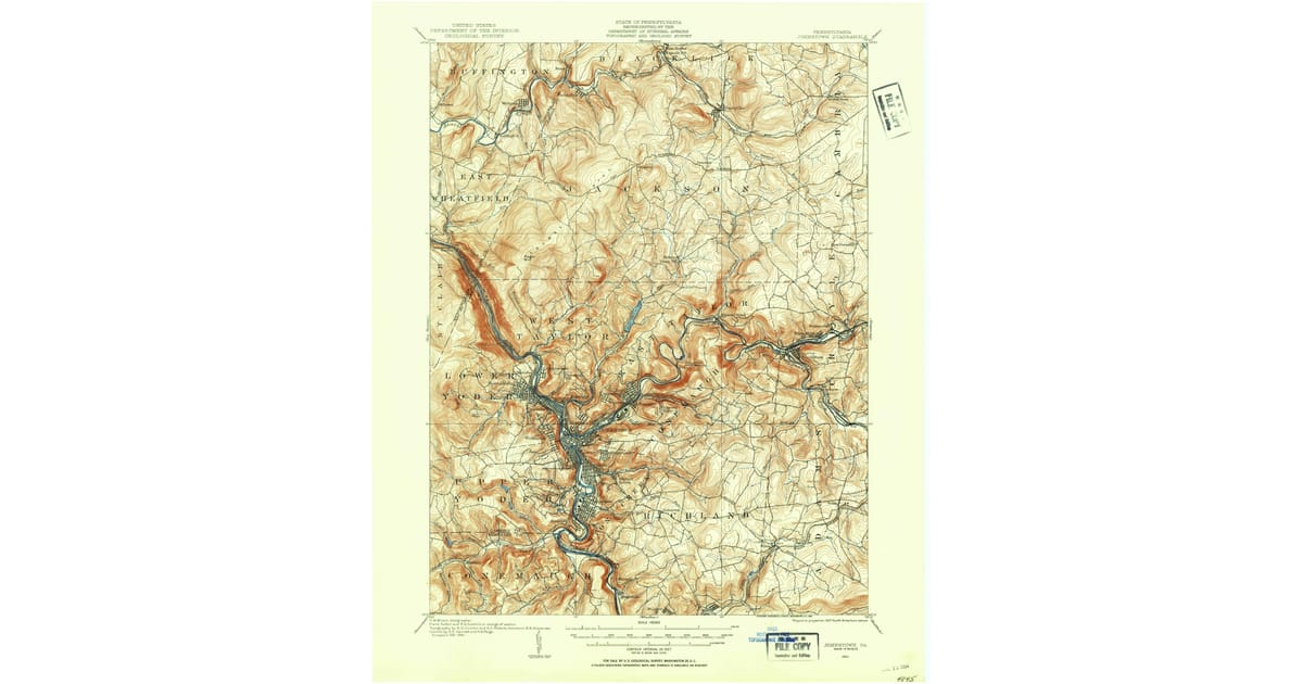 Old Maps of Johnstown, PA | Pastmaps