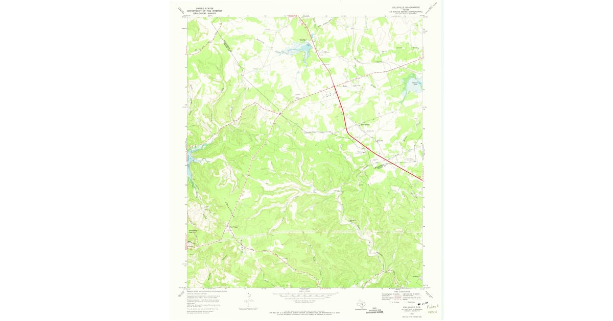 1960s Maps of Robinson Ranch, Williamson County | Pastmaps