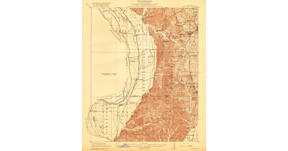 Old Maps of Egypt Mills, MO | Pastmaps