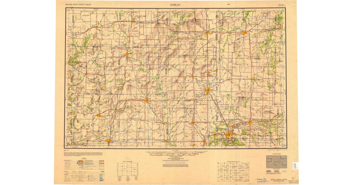 1949 Map of Joplin, MO — High-Res | Pastmaps