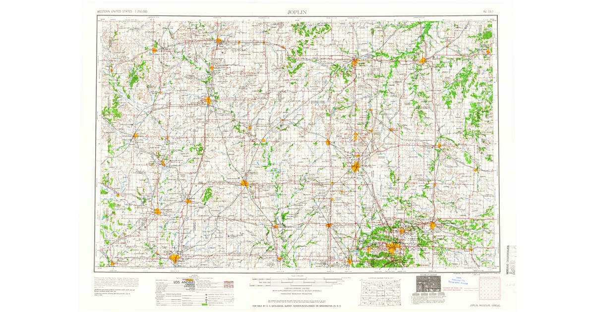 1959 Map of Joplin, MO — High-Res | Pastmaps
