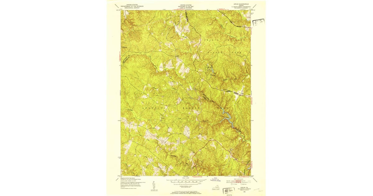 1950s Maps of Camp Barrett, VA | Pastmaps