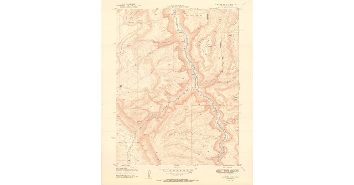 1950s Maps of Mesa County, CO | Pastmaps