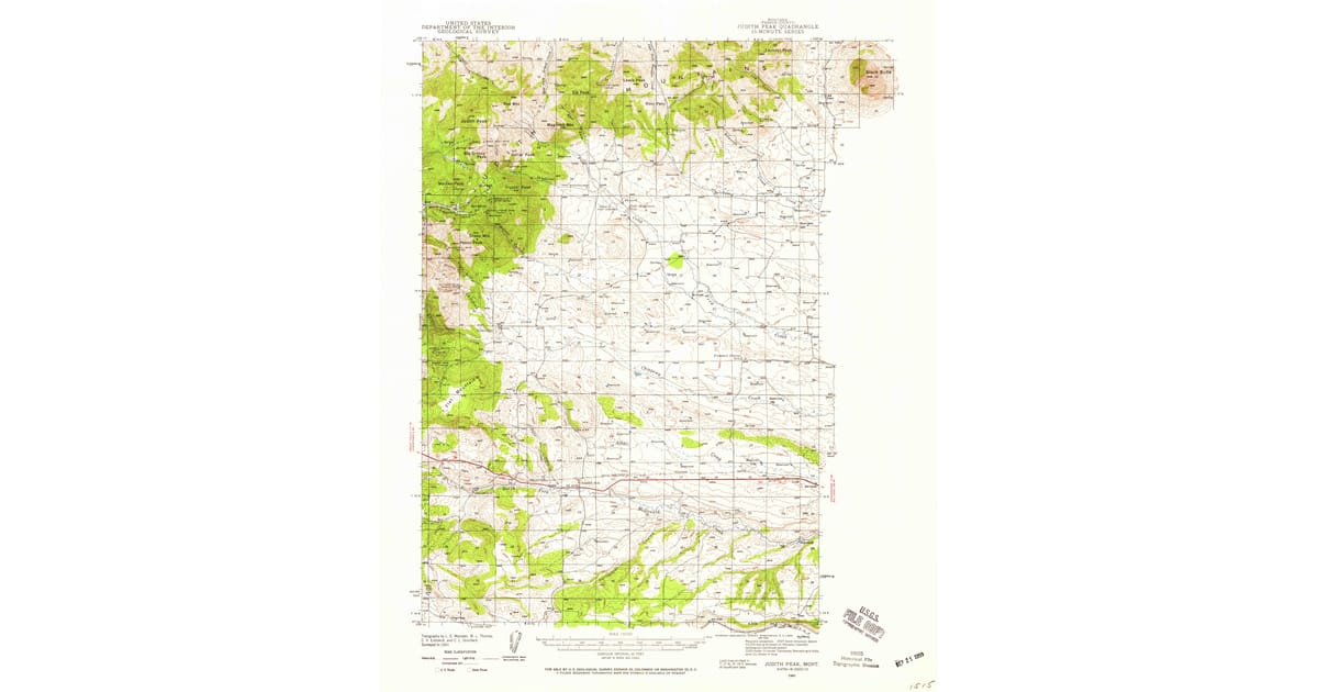 Old Maps of Maiden, MT for Hiking & Exploration | Pastmaps
