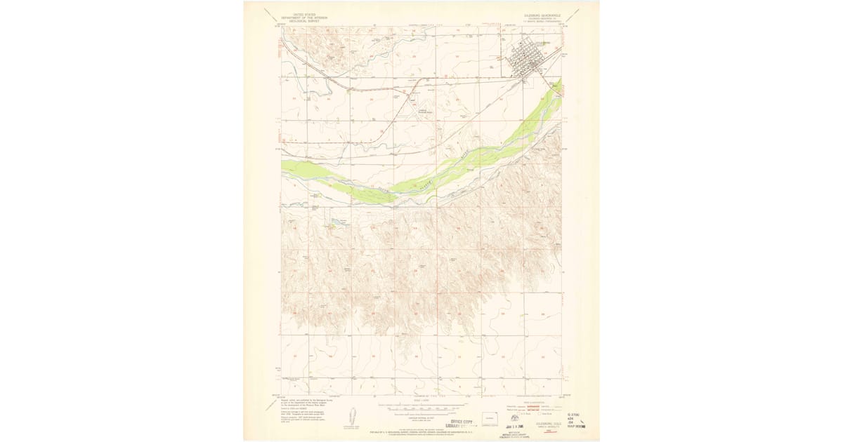 Old Maps of Julesburg, CO for Hiking & Exploration | Pastmaps