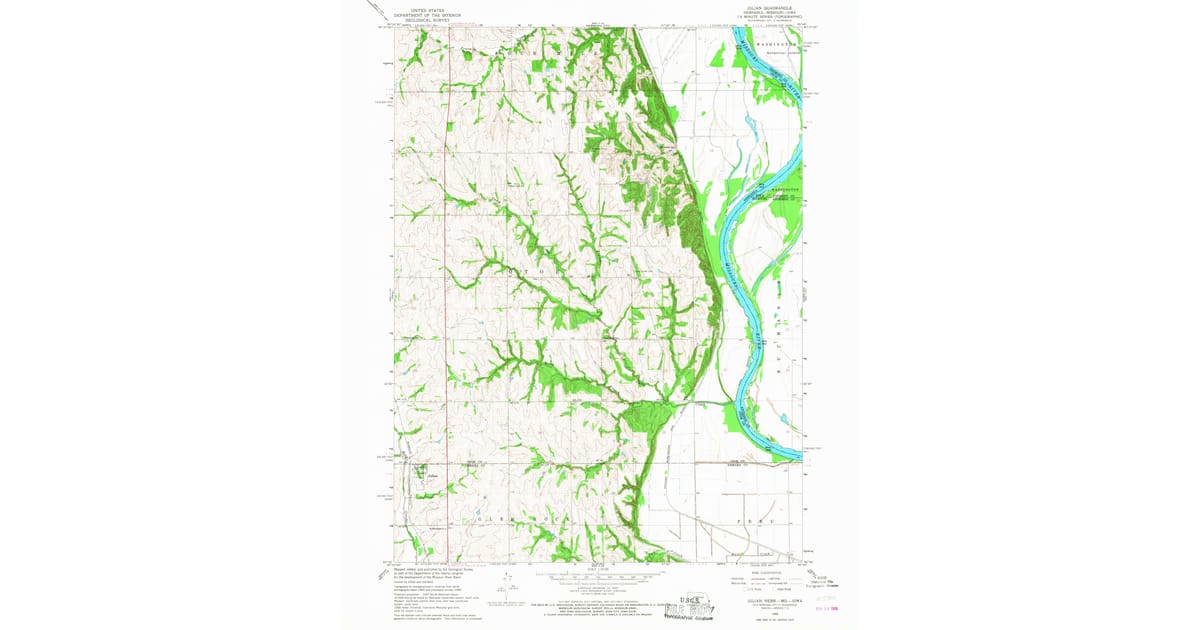 1960s Maps of Atchison County, MO | Pastmaps