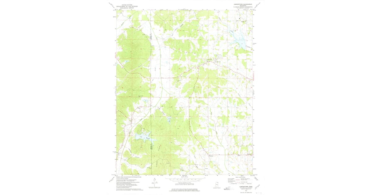 1970s Maps of Tippah County, MS | Pastmaps