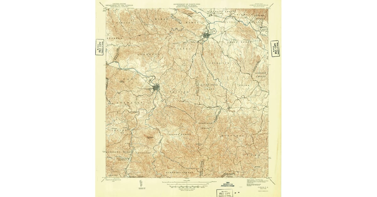 Old Maps of Rosalía, Sector El Mangó, Juncos | Pastmaps