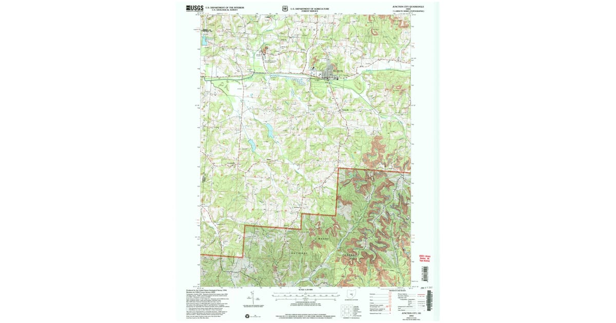 2002 Map of Junction City, OH — High-Res | Pastmaps