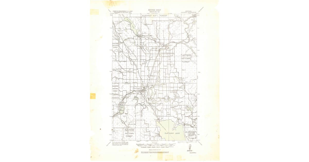 Old Historical Maps of Kalispell East, Flathead County | Pastmaps