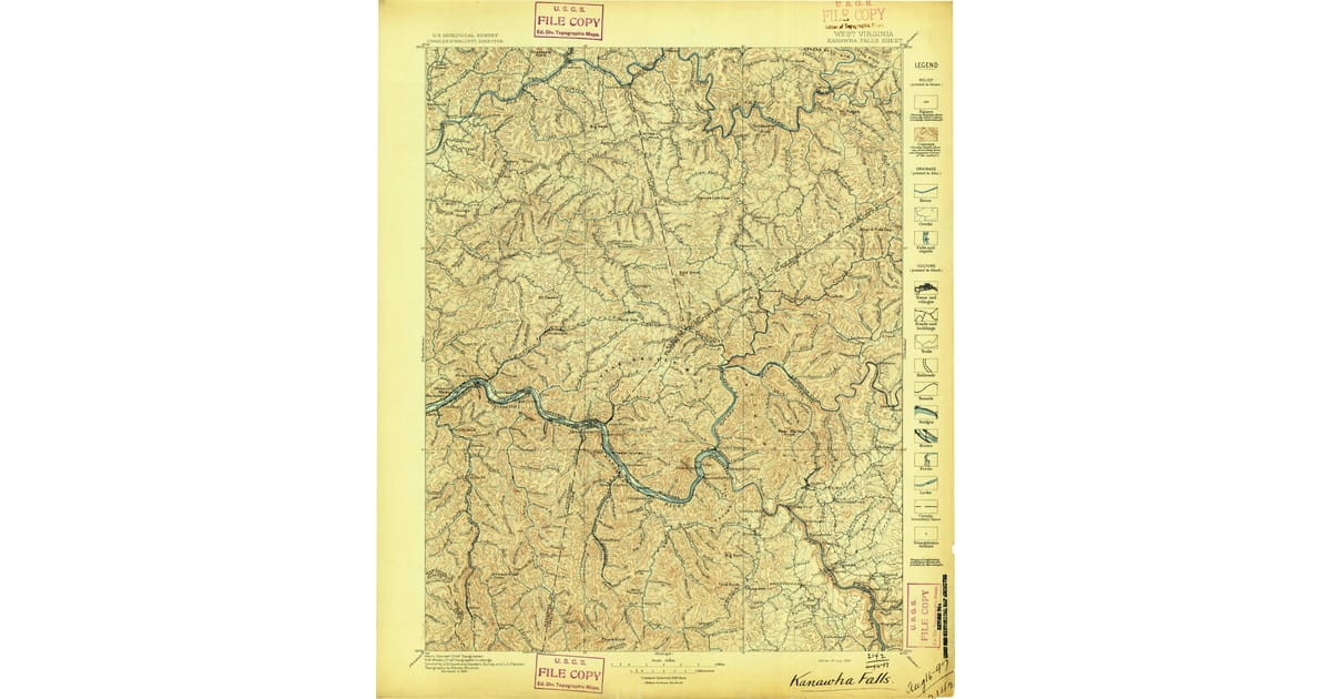 1890s Maps of Handley, WV | Pastmaps