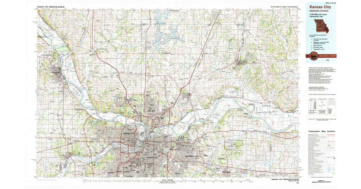 1980s Maps of Brookside, Kansas City | Pastmaps