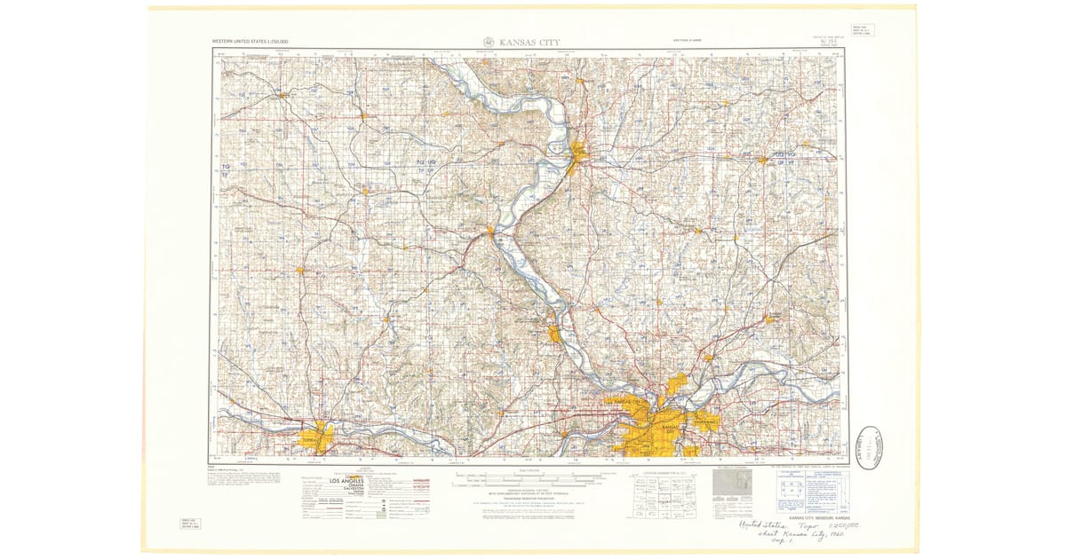 1960s Maps of Sunset Hill, Kansas City | Pastmaps