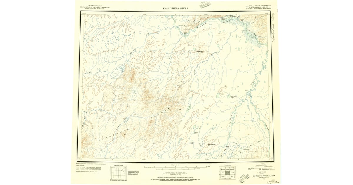 Old Maps of Denali, AK for Genealogy | Pastmaps