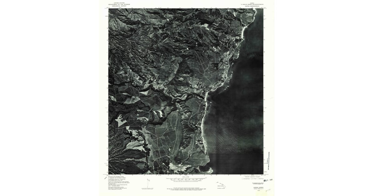 1978 Map of Kapaa, HI — High-Res | Pastmaps