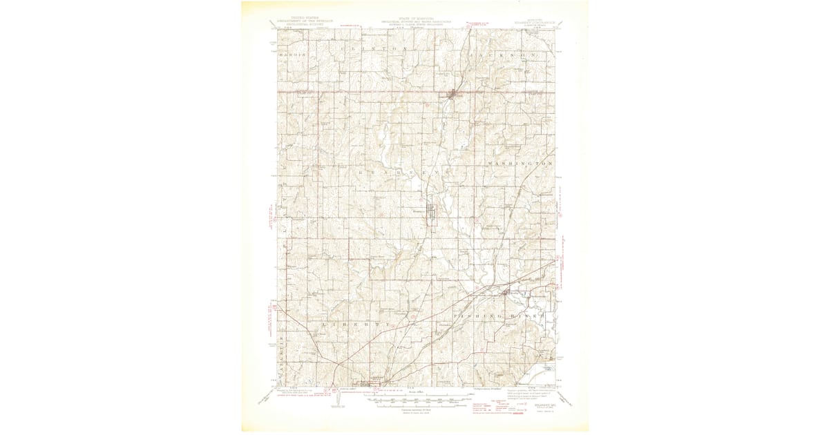 1945 Map of Kearney, MO — High-Res | Pastmaps