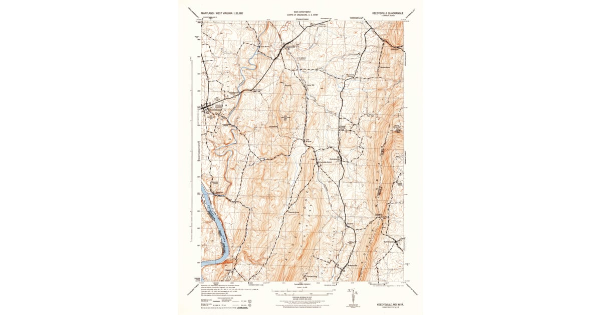 1940s Maps of Springvale, MD | Pastmaps