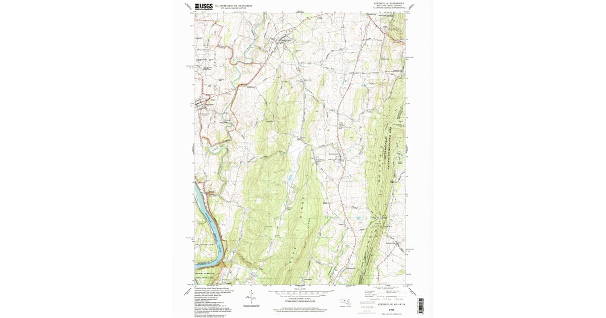 1990s Maps of Sharpsburg, MD | Pastmaps