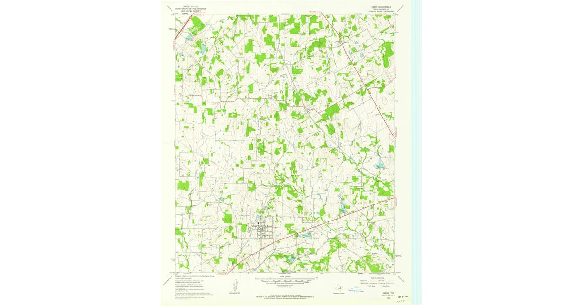 1960s Maps of Cleburne, TX | Pastmaps