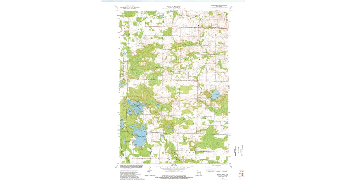 1970s Maps of Beaver, WI | Pastmaps