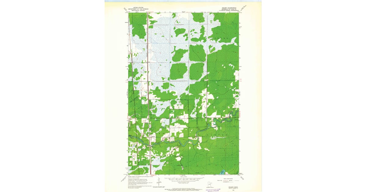 1963 Map of Kelsey, St. Louis County, MN — High-Res | Pastmaps