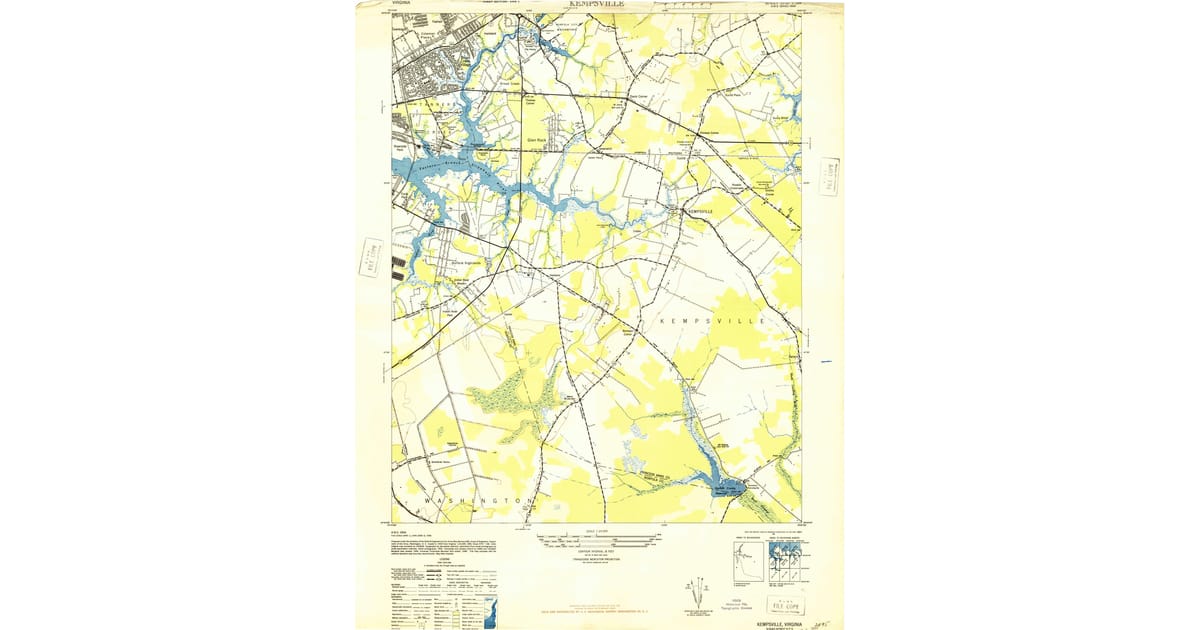 1940s Maps of Huntington, Virginia Beach | Pastmaps