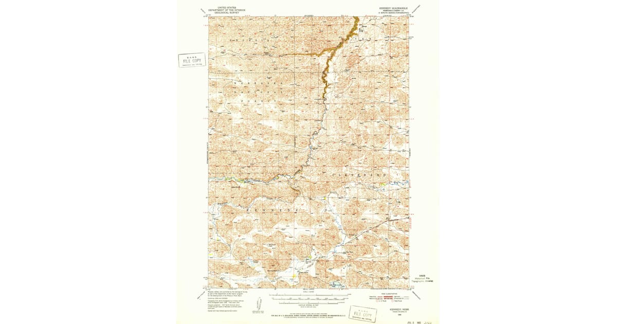 Old Maps of Kennedy, NE | Pastmaps
