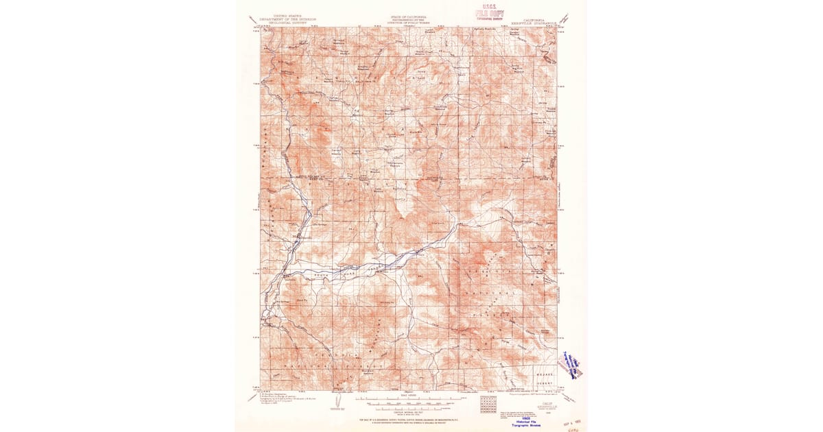 1906 Map of Kernville, CA — High-Res | Pastmaps