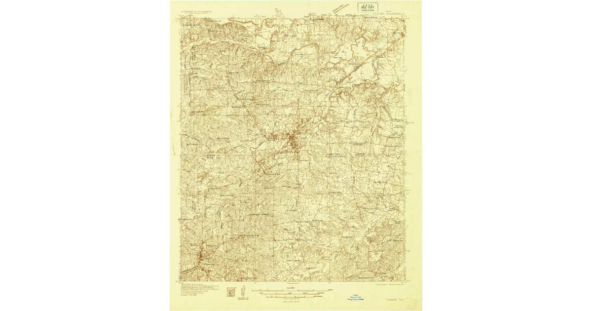 Old Maps of Kilgore, TX for Genealogy | Pastmaps