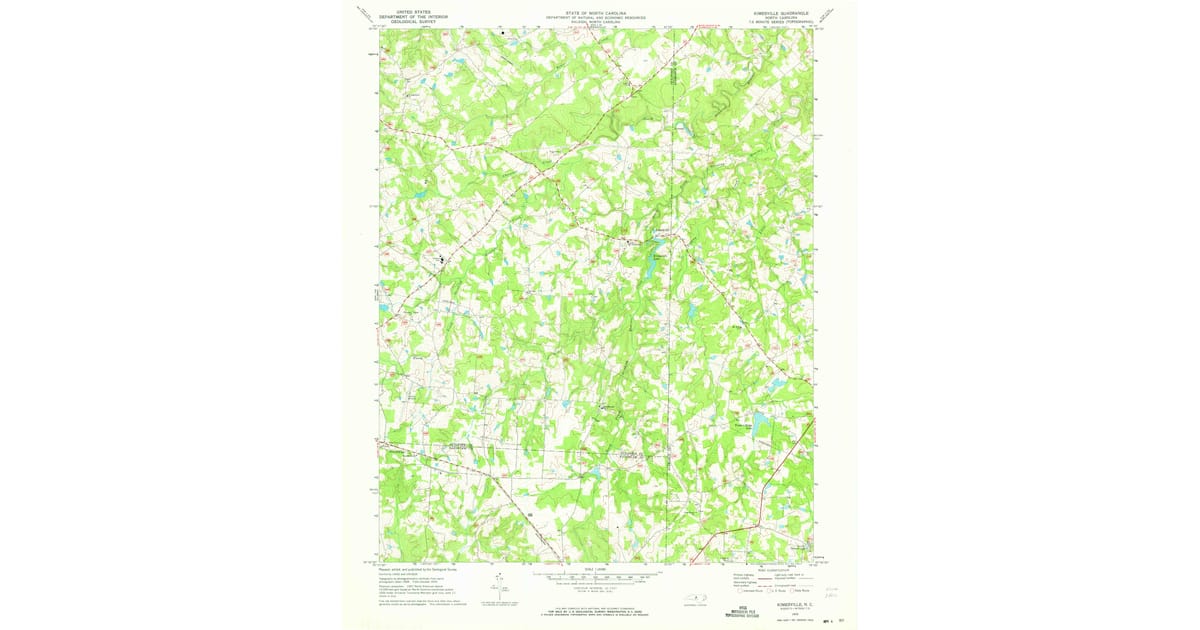 1970s Maps of Randolph County, NC | Pastmaps