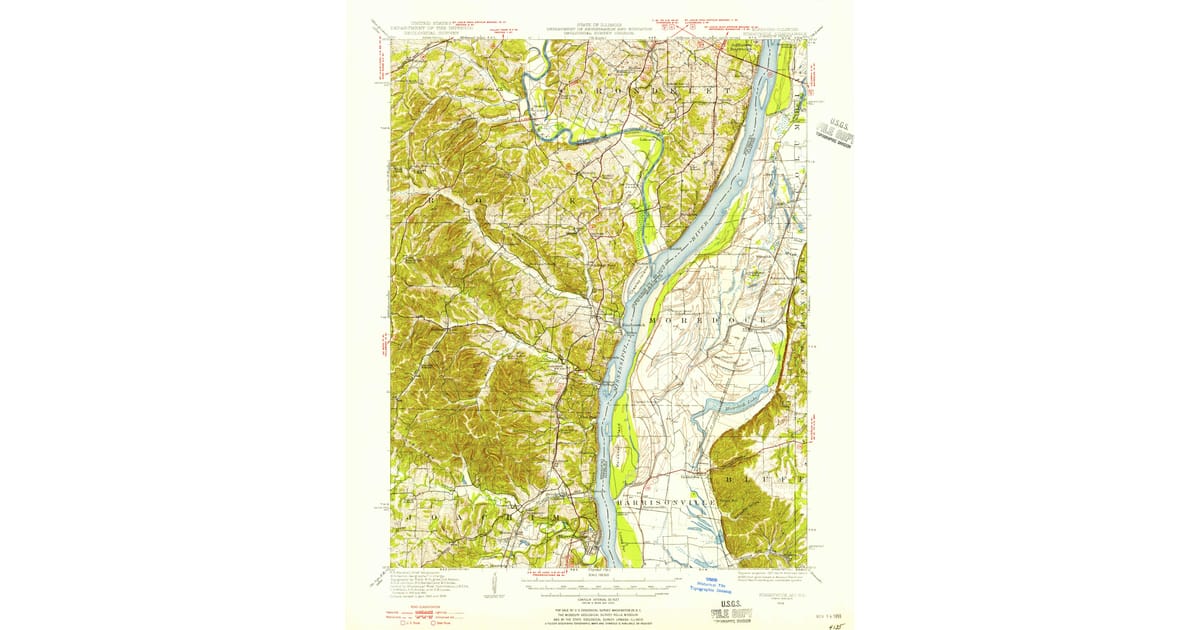 1948 Map of Kimmswick, MO — High-Res | Pastmaps
