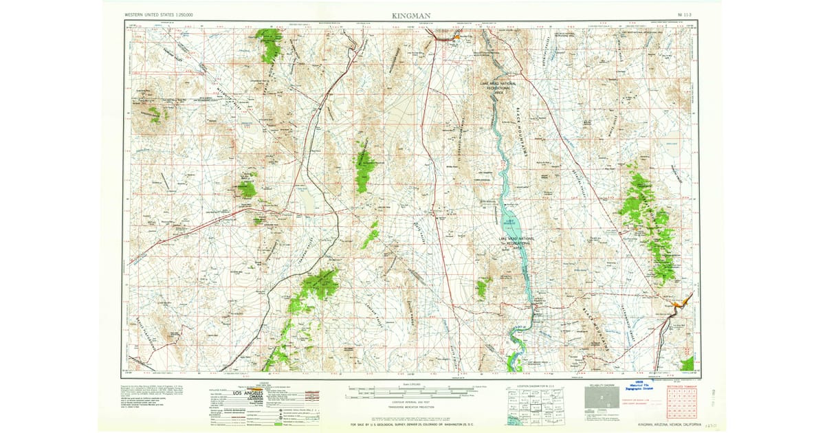 1960s Maps of Cyclopic, AZ | Pastmaps