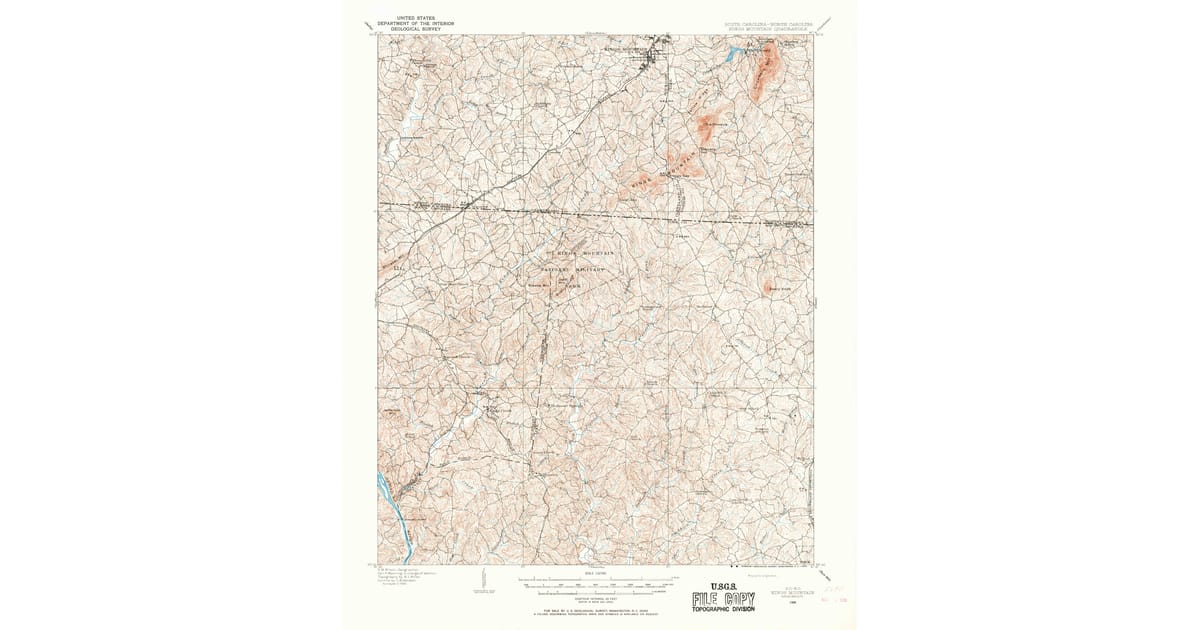 Old Maps of Antioch, SC | Pastmaps