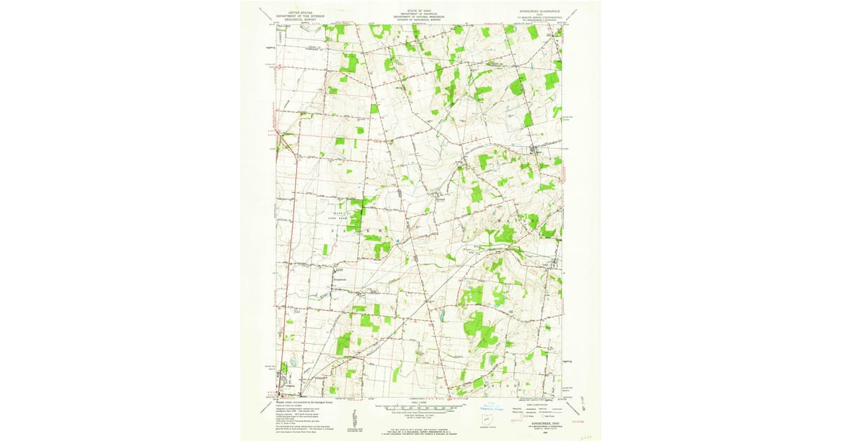1960s Maps of Ludlow Hill, Champaign County | Pastmaps