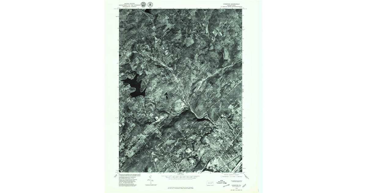 1970s Maps of Forty Fort, PA | Pastmaps