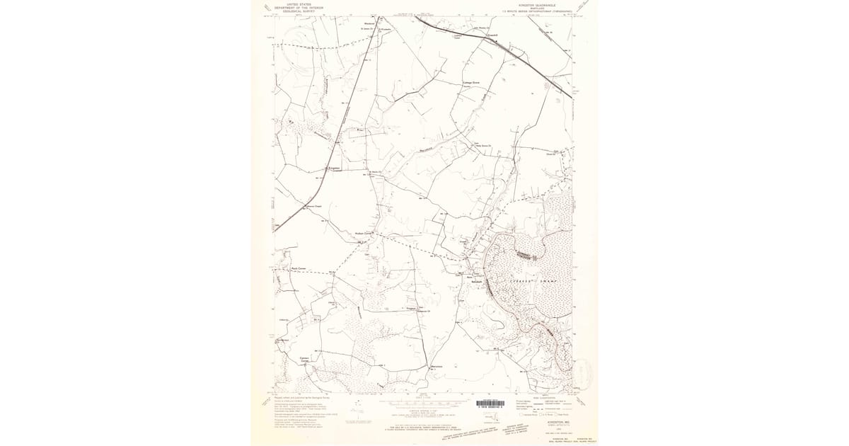 1970s Maps of Worcester County, MD | Pastmaps