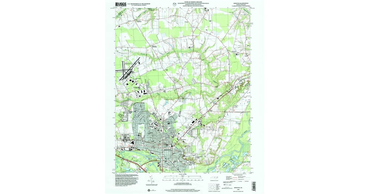 1990s Maps of Georgetown, NC | Pastmaps