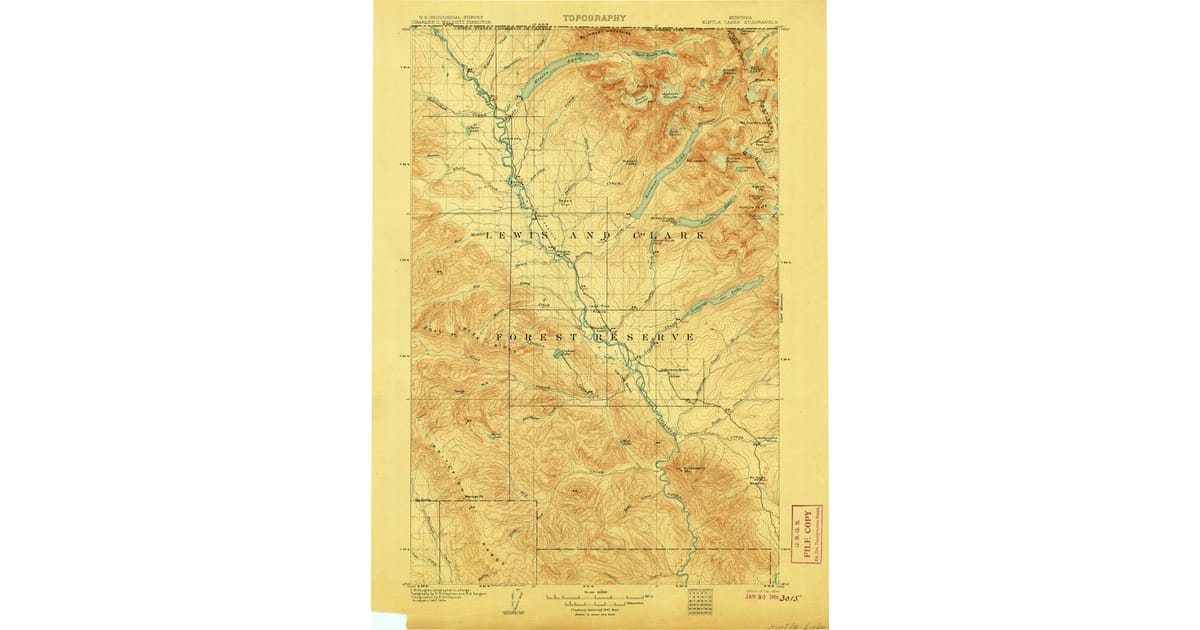 1900s (20th Century) Maps of Moose City, MT | Pastmaps