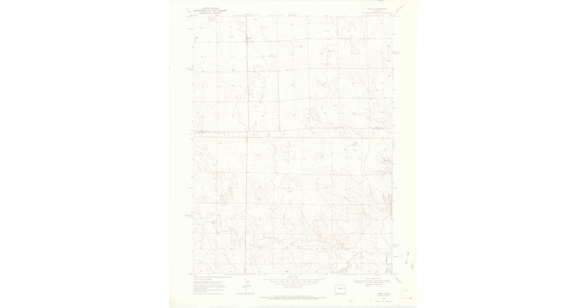 1960s Maps of Kirk, CO | Pastmaps