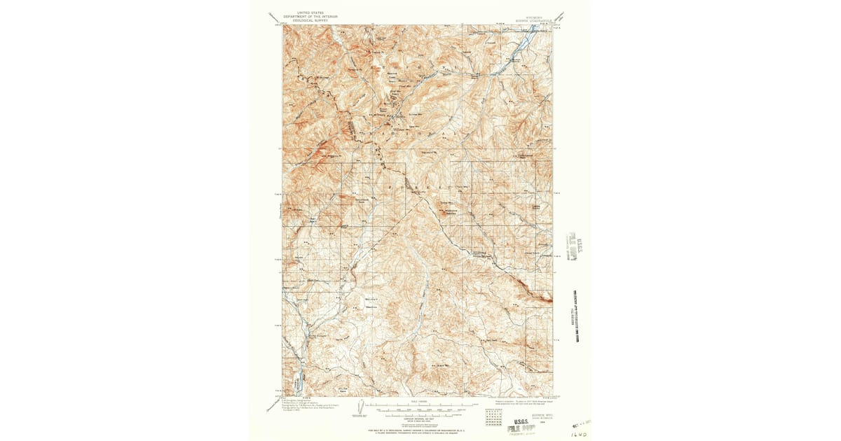 Old Maps of Hot Springs County, WY | Pastmaps
