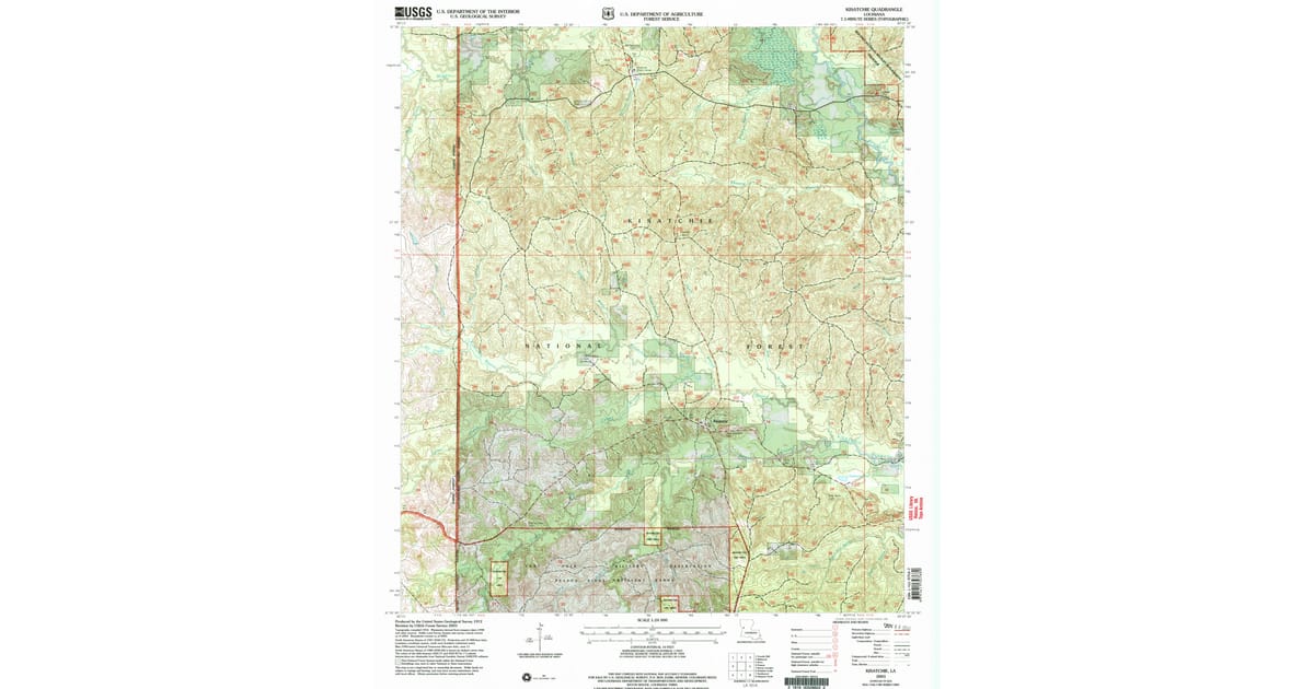 2000s (21st Century) Maps of Kisatchie, LA | Pastmaps