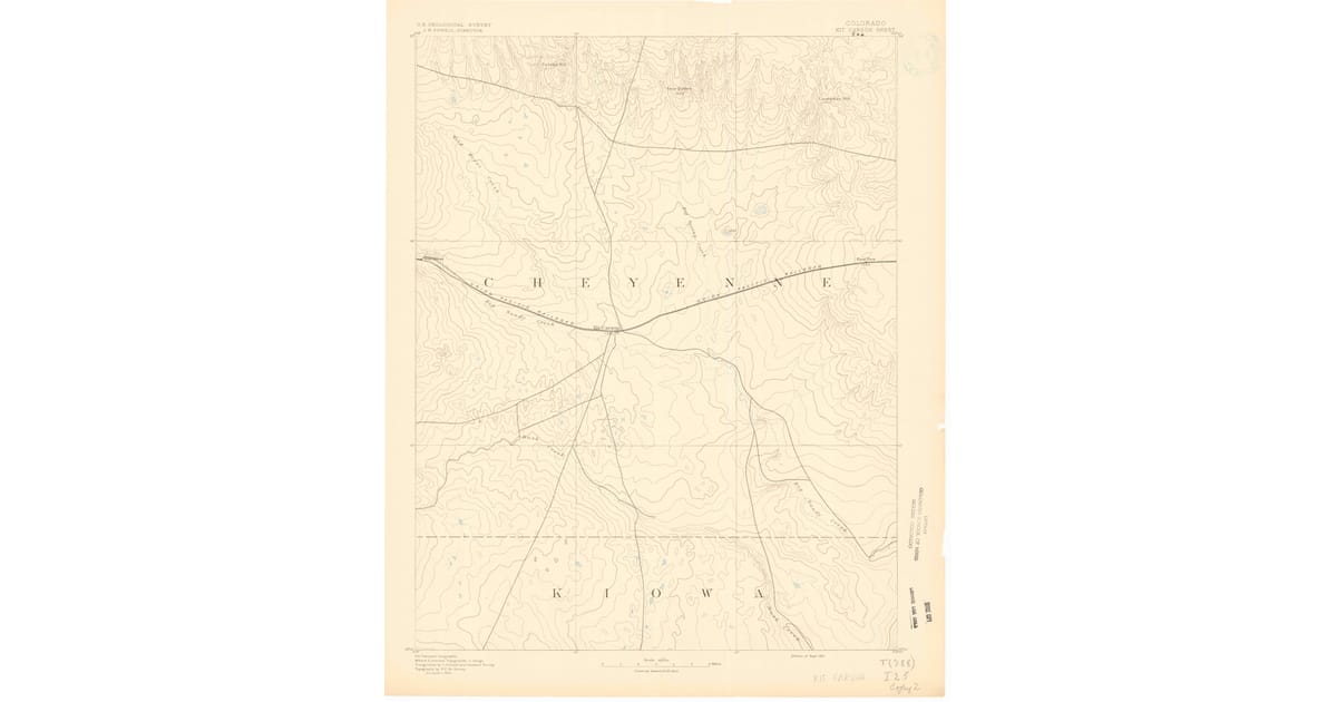 Old Historical Maps of Kit Carson, CO | Pastmaps