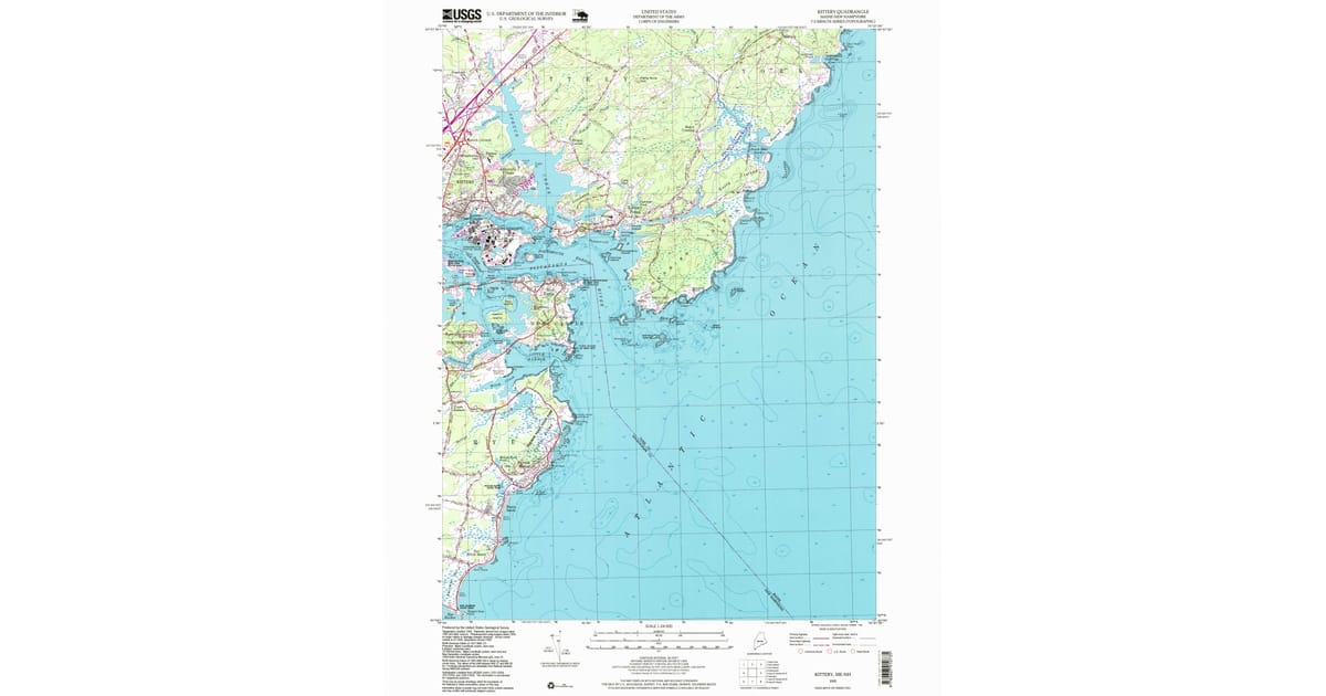 1990s Maps of York, ME | Pastmaps