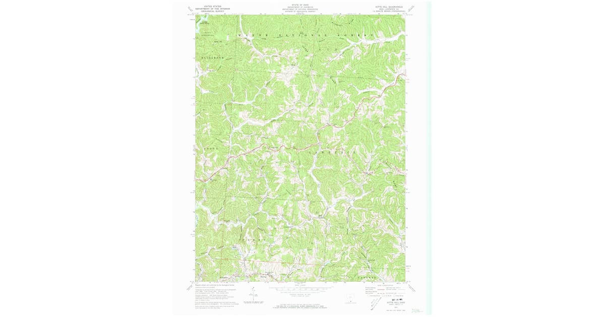 1970s Maps of Ohio | Pastmaps