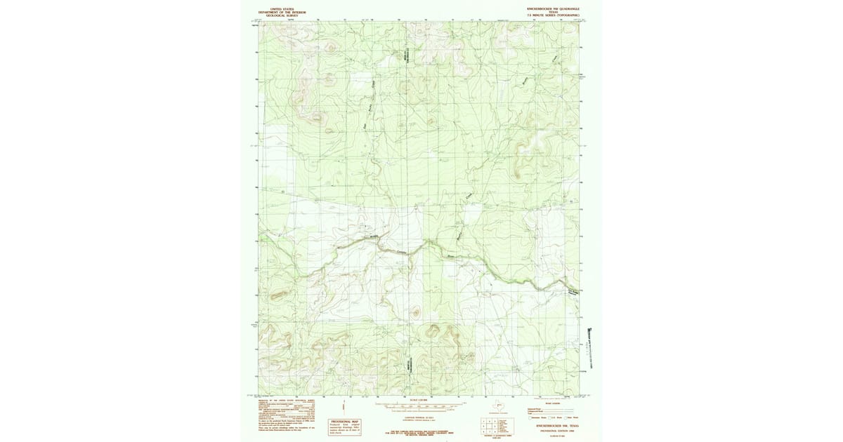 1980s Maps of Irion County, TX | Pastmaps