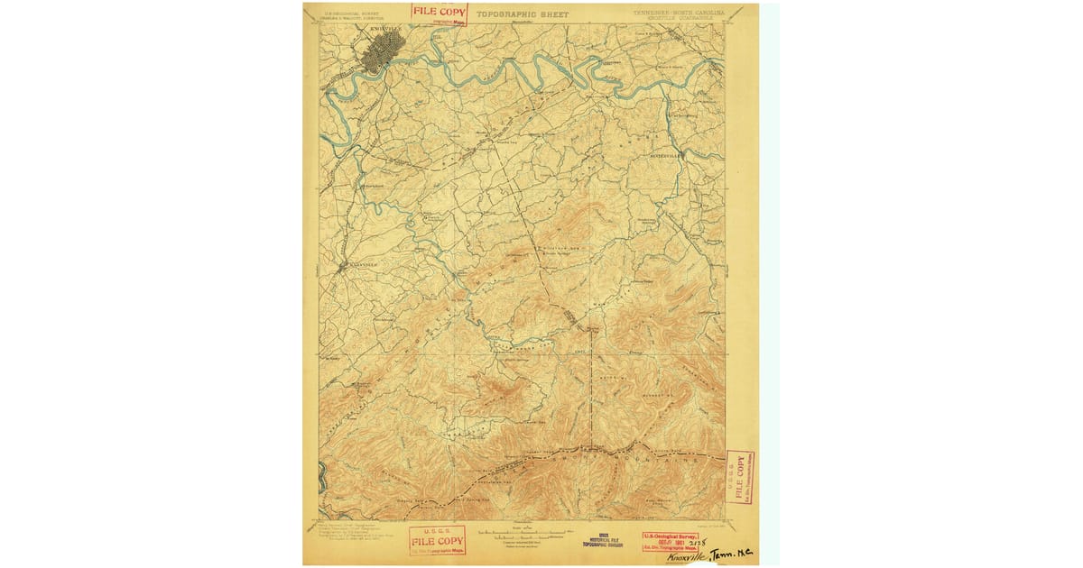 1900s (20th Century) Maps of Mountain Trace, TN | Pastmaps